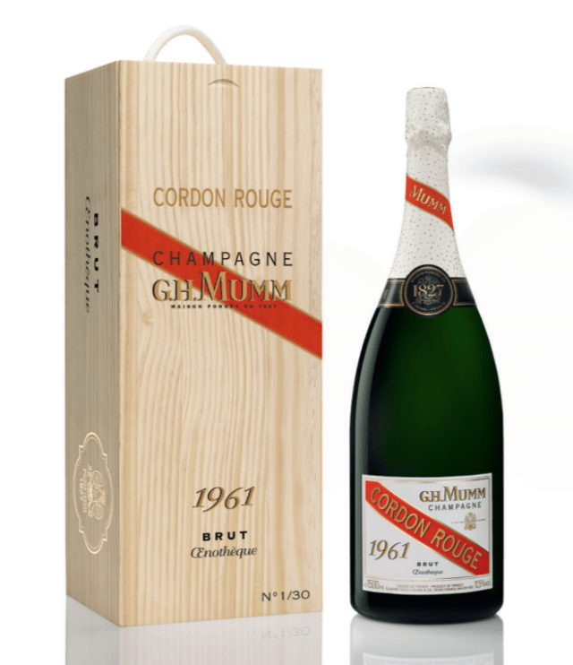 Laurent Fresnet recommends Mumm Cordon Rouge Vinothèque 1961 – G.H.Mumm