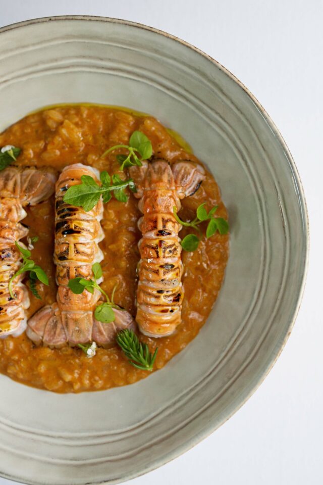 Langoustine risotto – G.H.Mumm